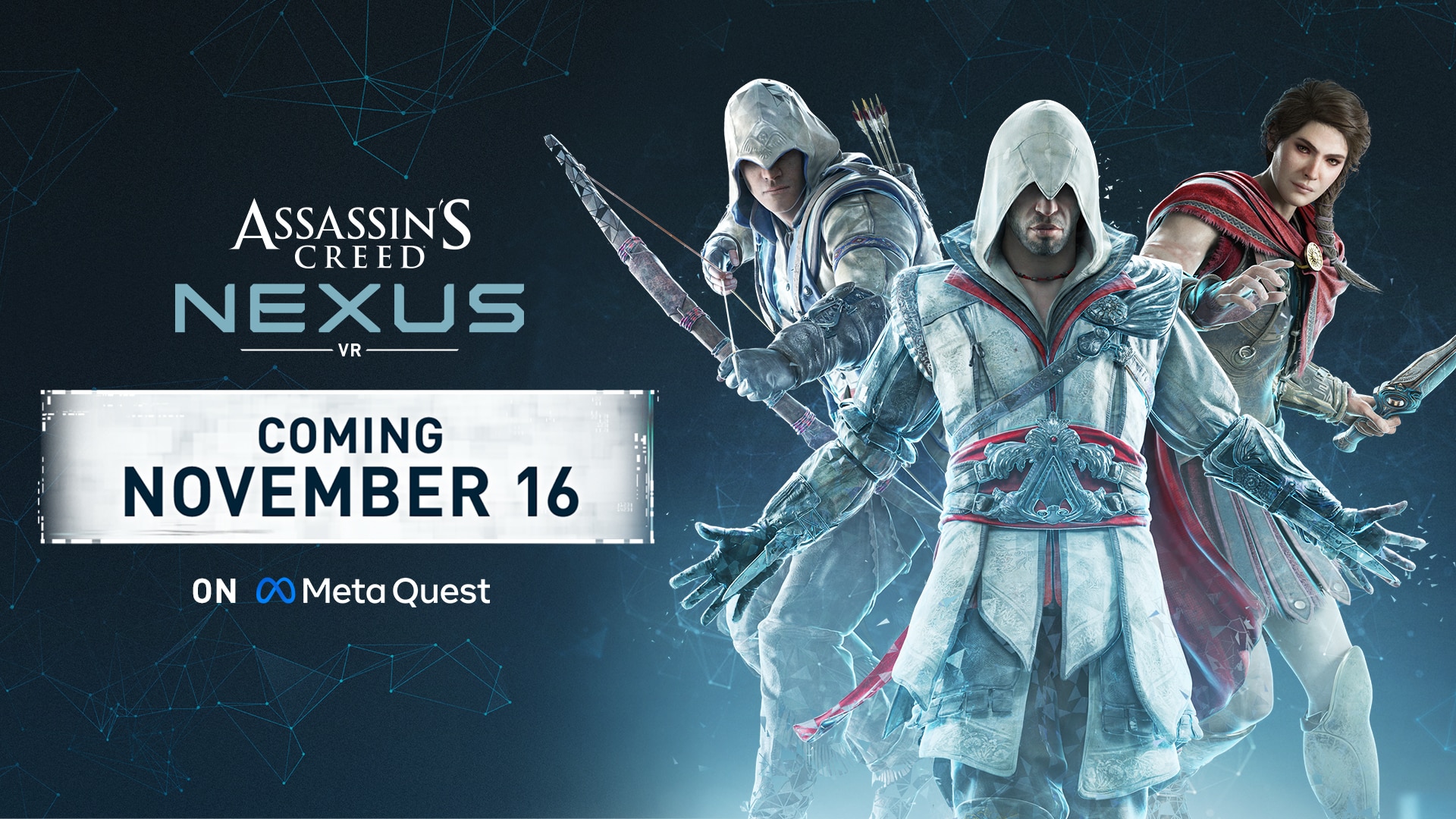 "Assassins Creed Nexus VR": 11/16 Meta Quest officially opens the ...