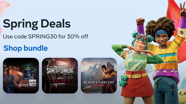 META QUEST: 30% off selected games with coupon code SPRING30 - VR NEWS ...